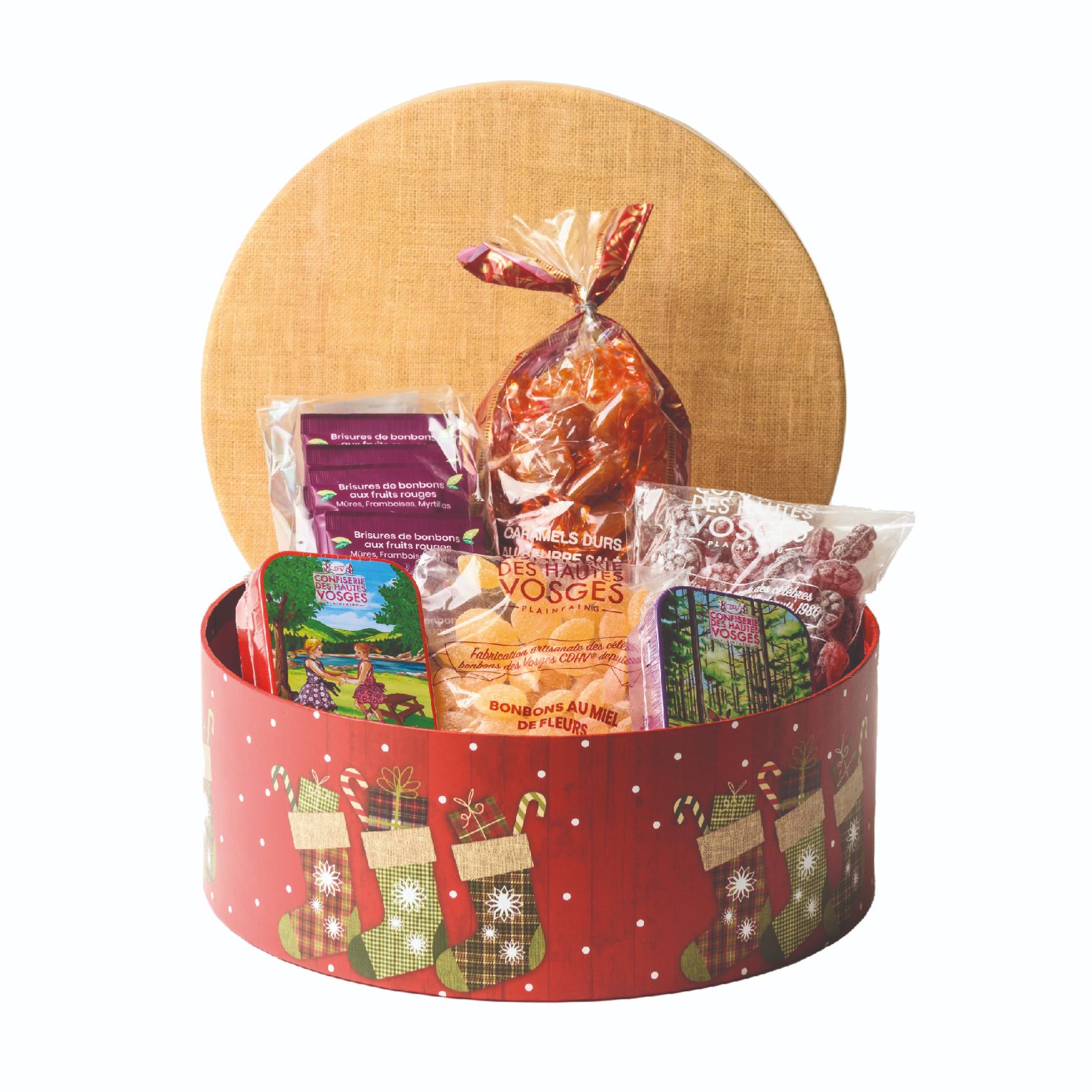 Box garnie de bonbons des Vosges - Confiserie - CDHV