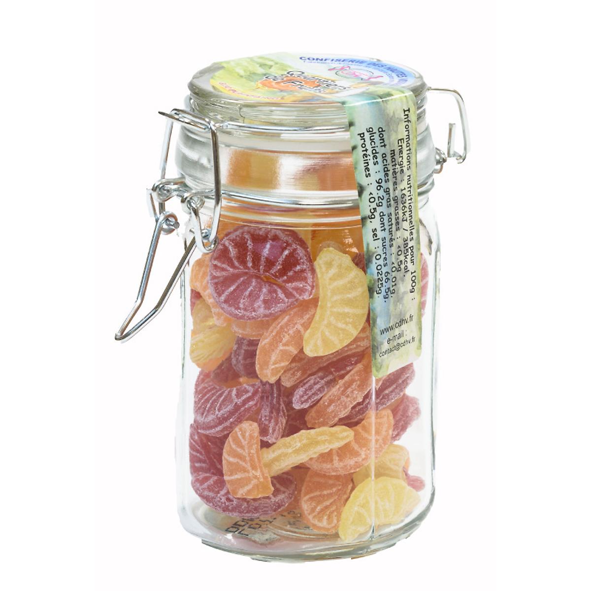 Bocal bonbon Quartiers de Fruits 135 g