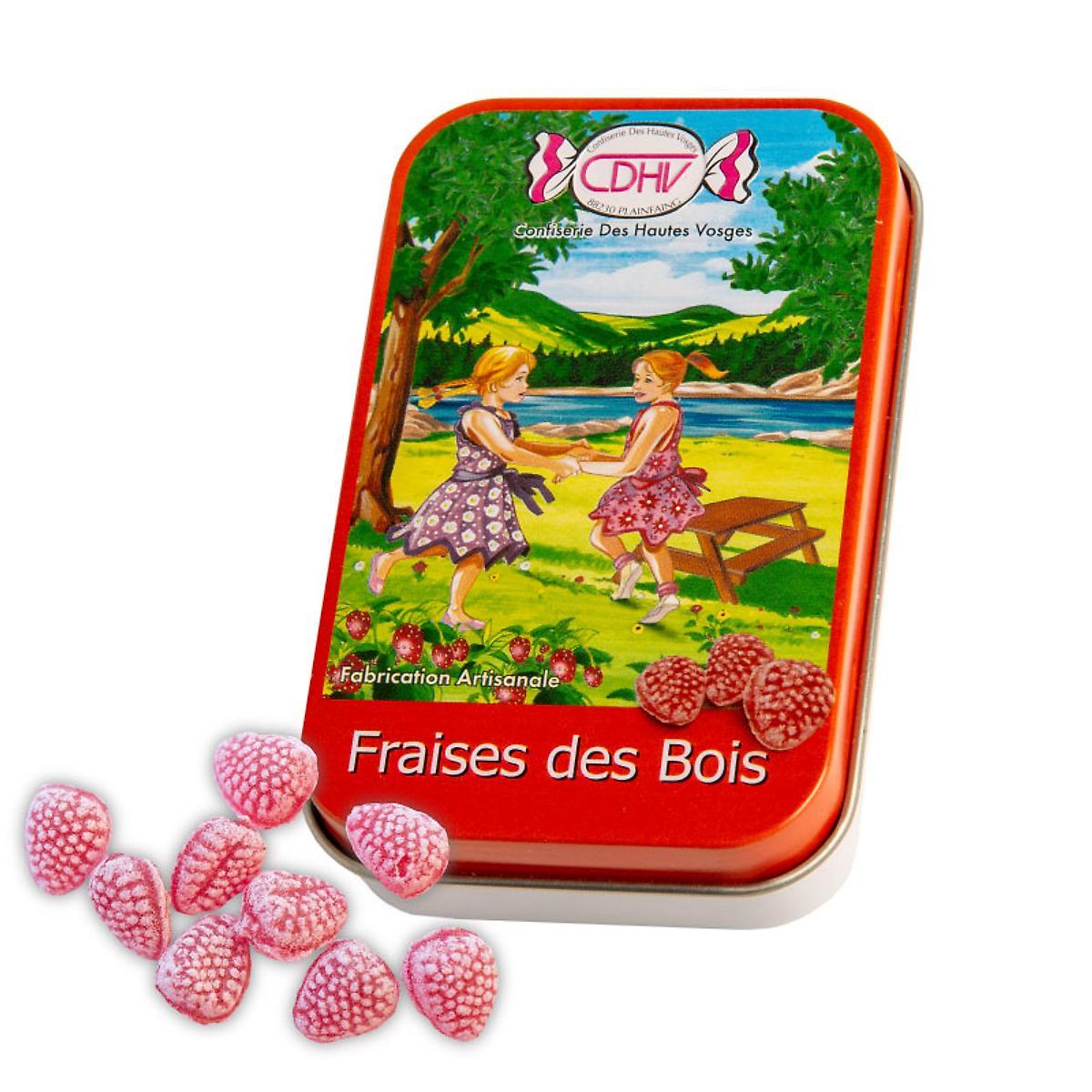 Boîte bonbon Fraises des Bois 70 g