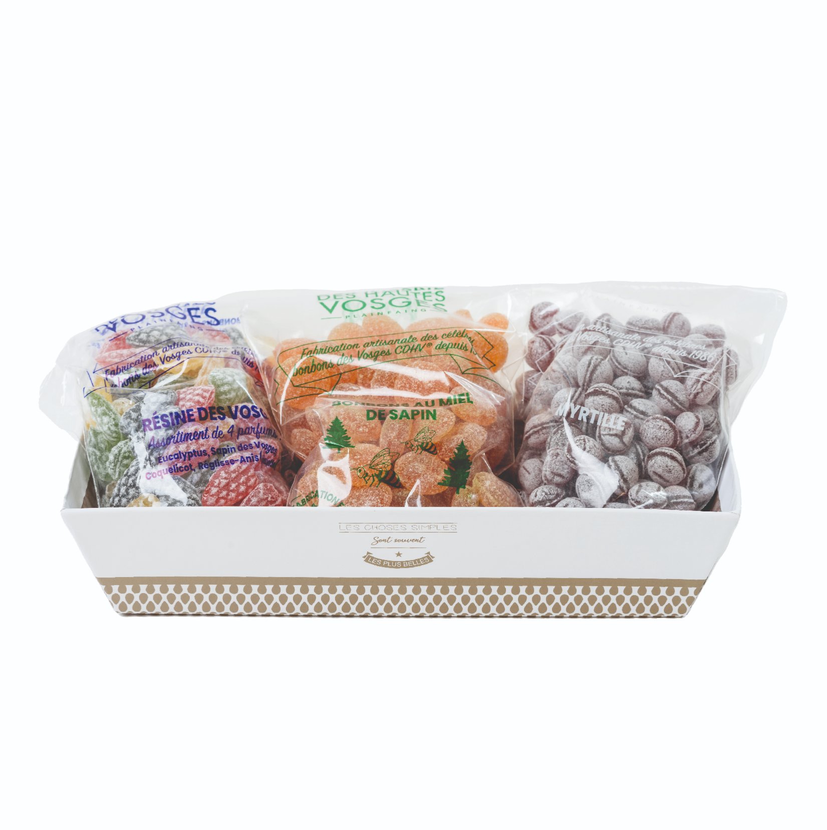 Coffret garni de bonbon des Vosges - Confiserie - CDHV