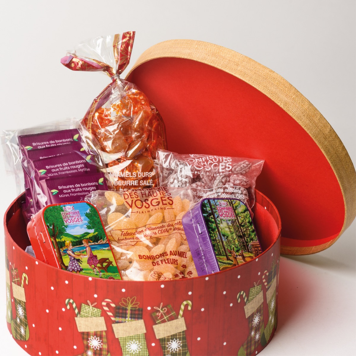 Box garnie de bonbons des Vosges - Confiserie - CDHV