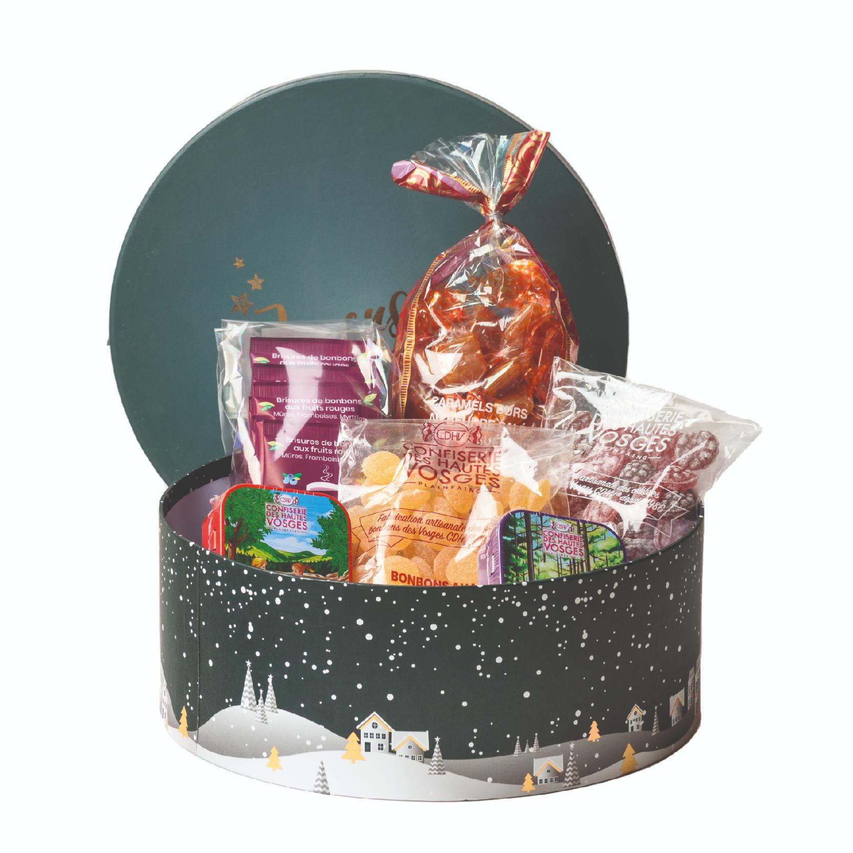 Box garnie de bonbons des Vosges - Confiserie - CDHV