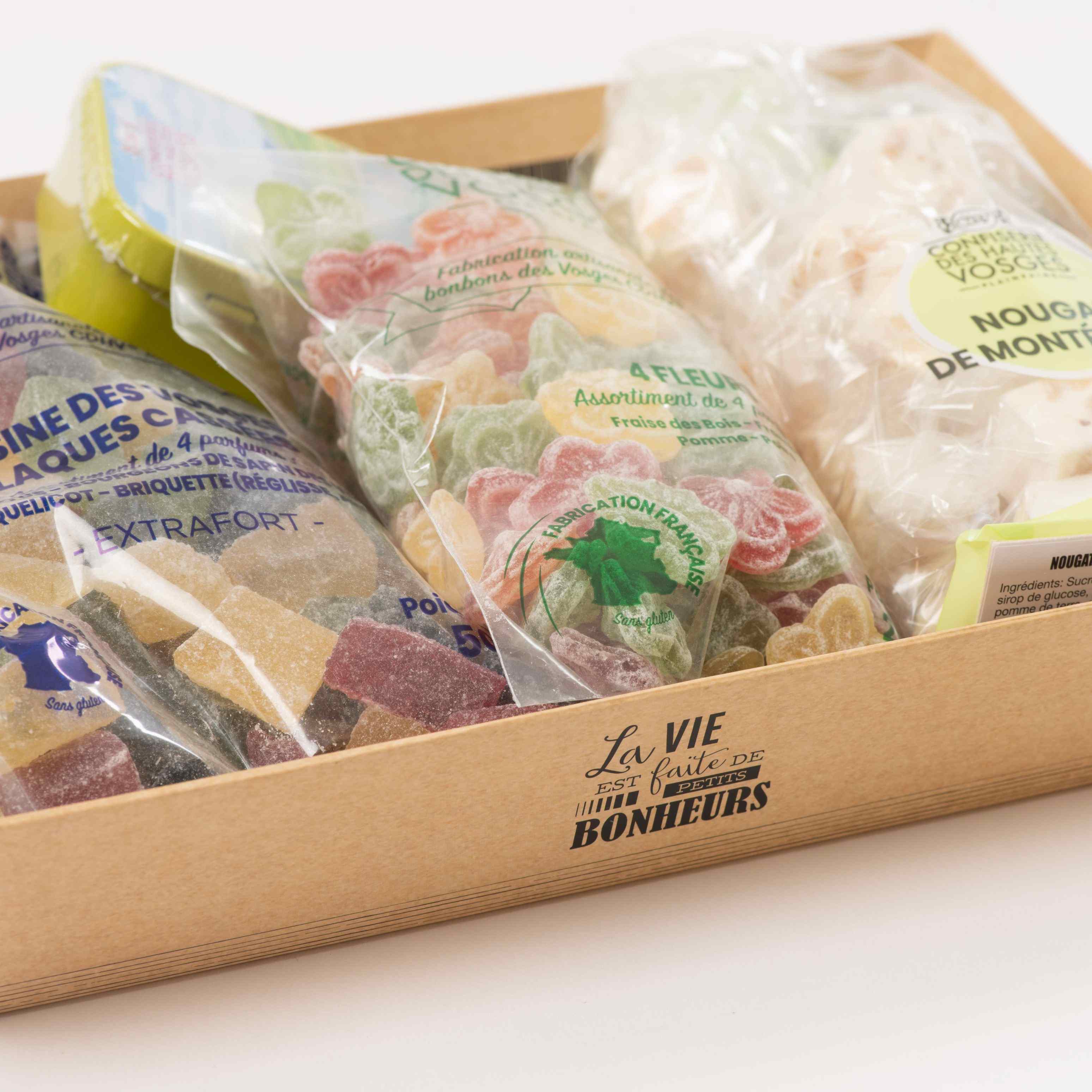 Coffret garni de bonbon des Vosges - Confiserie - CDHV