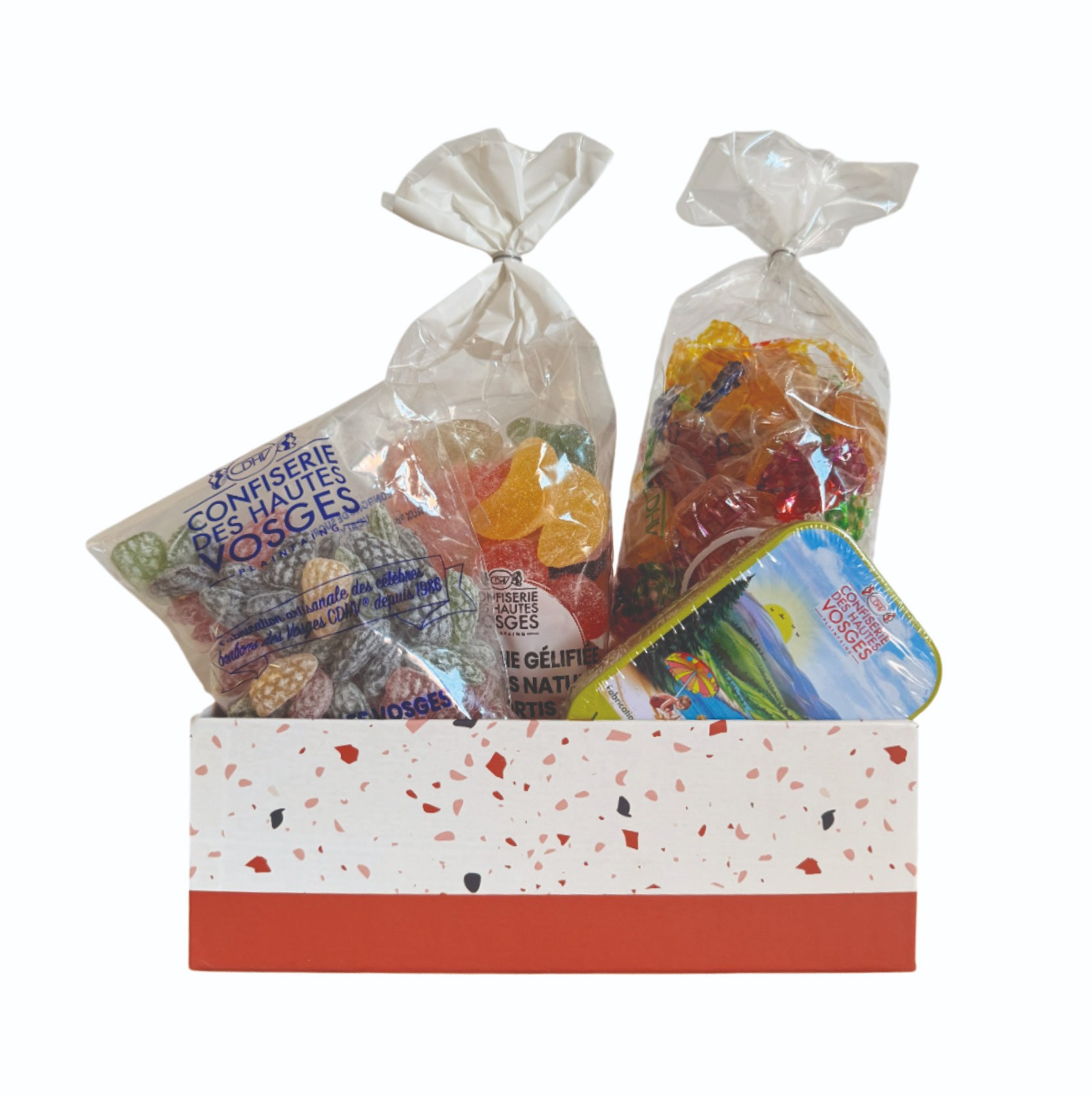 Coffret garni de bonbons des Vosges - Confiserie - CDHV